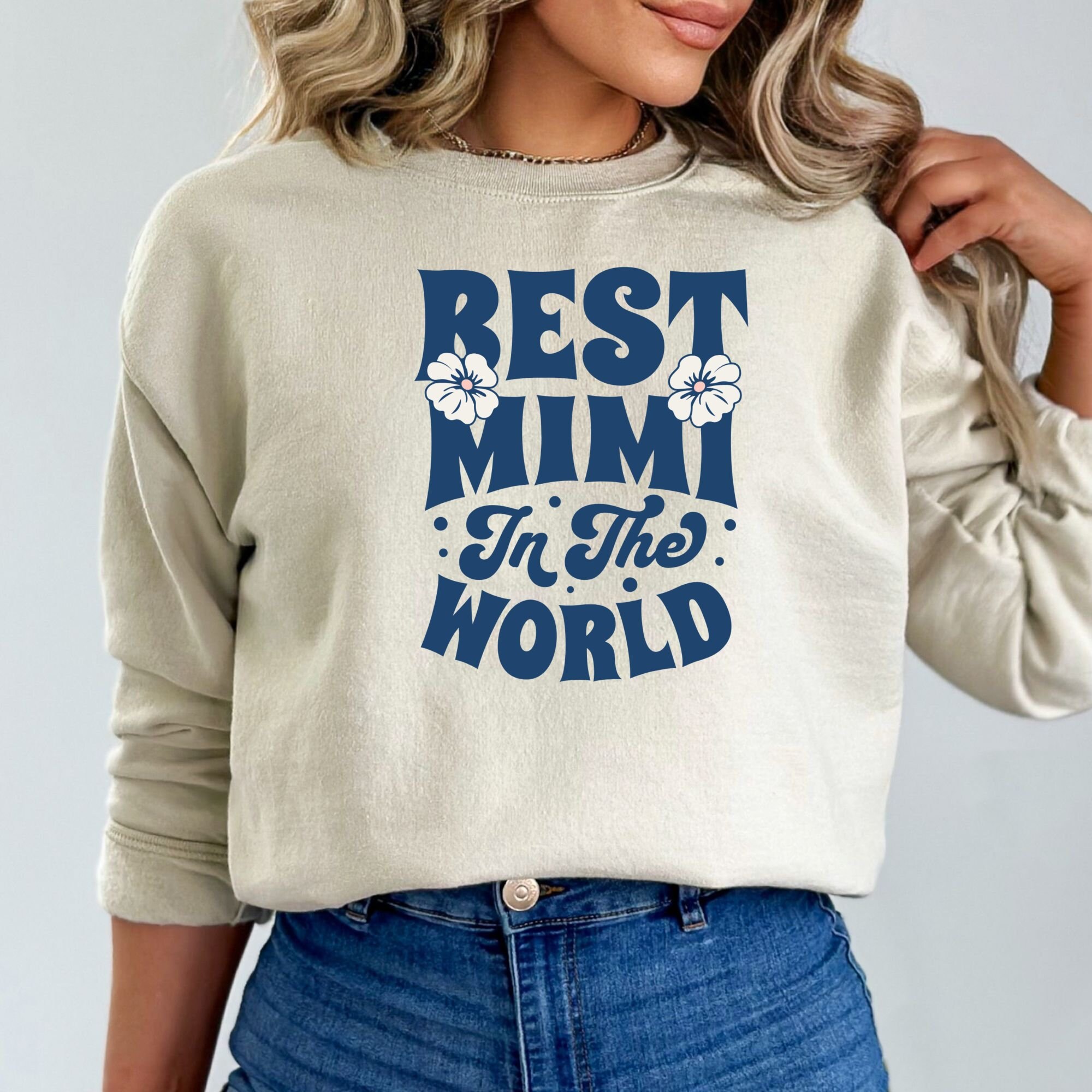 Best Mimi in the World Grandma Sweatshirt Grandma Gift Gift - Etsy