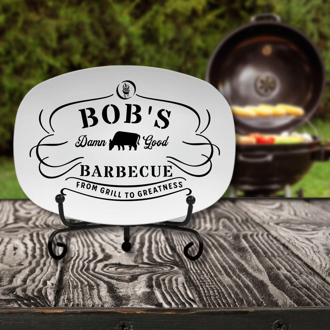 Personalized Barbecue Platter – Custom Name’s Barbecue: From Grill to ...