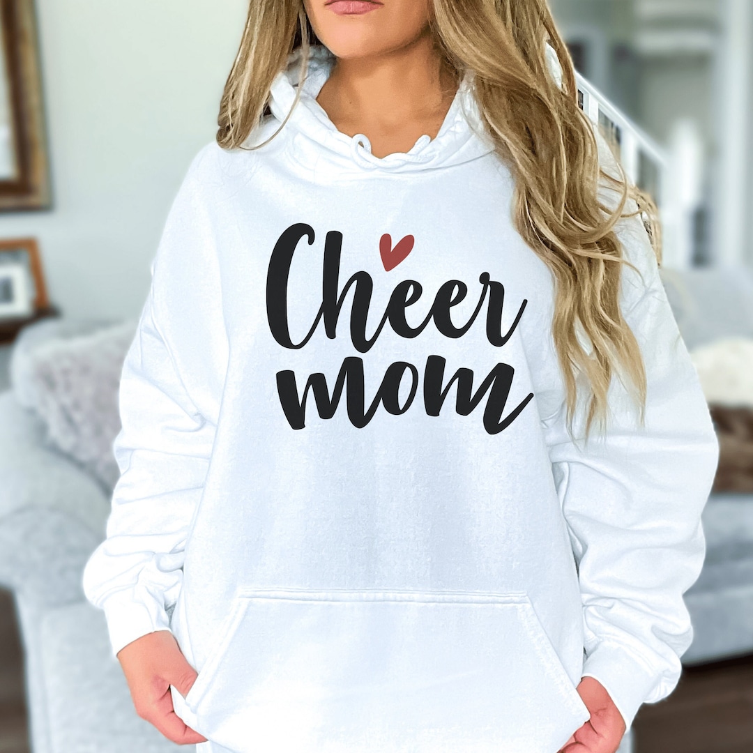 Cheer Mom Hoodie Cheerleader Mom Sweatshirt - Etsy
