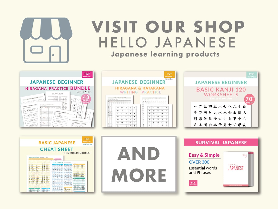 Study Japanese Language Hiragana Flashcards - Etsy