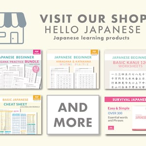 Study Japanese Language, Hiragana Flashcards - Etsy