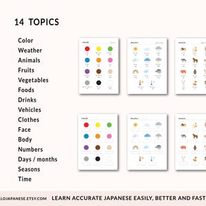 Learn Japanese Cheat Sheets and Worksheets | Vocabulary & Writing ...