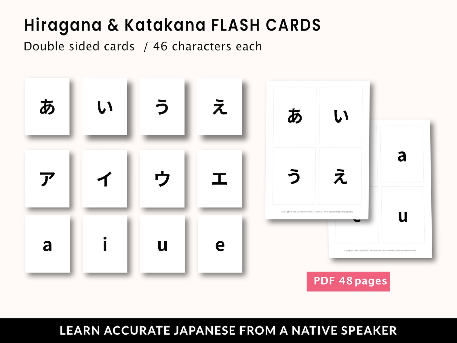 Japanese Language Beginner Bundle: Hiragana, Katakana, Kanji ...