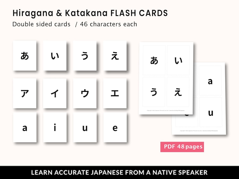 Japanese Language Beginner Bundle: Hiragana, Katakana, Kanji ...