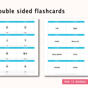 Master Japanese Vocabulary, Flashcards for Seasons, Colors, Weather ...