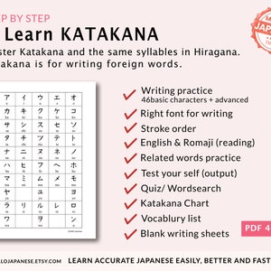 Japanese Language Beginner Bundle: Hiragana, Katakana, Kanji ...