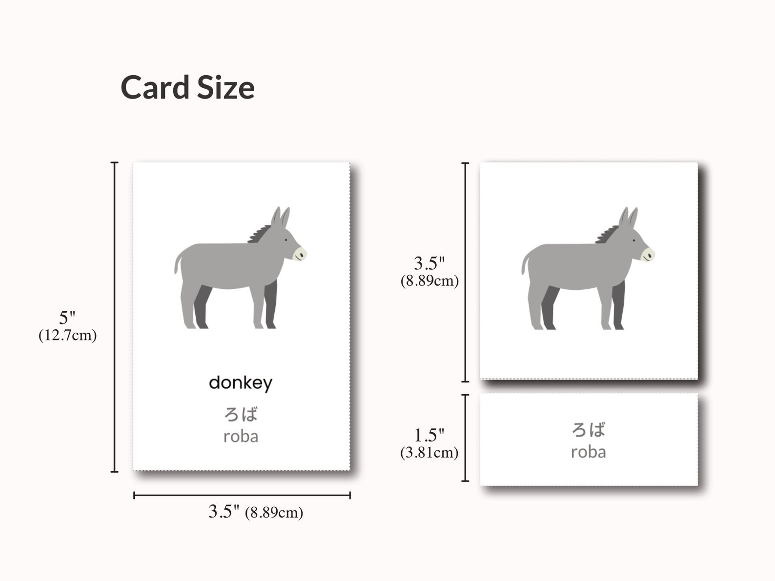 Japanese Flashcards, Animal Flashcards, Japanese Language, Printable ...