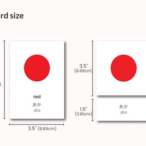 Japanese Color Flashcards, Printable Flash Cards, Learn Japanese Colour ...