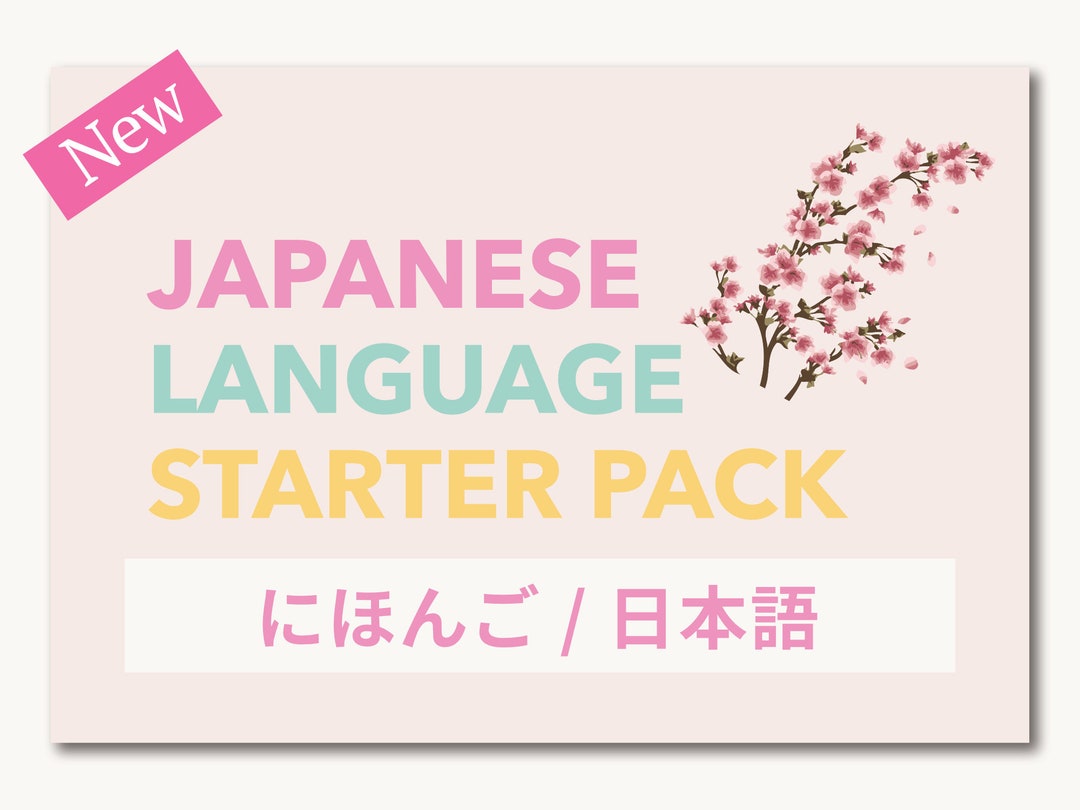 Japanese Language Starter Pack: Learn Hiragana, Katakana, Kanji (PDF ...