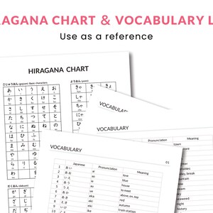 Japanese Hiragana Practice Bundle - Etsy