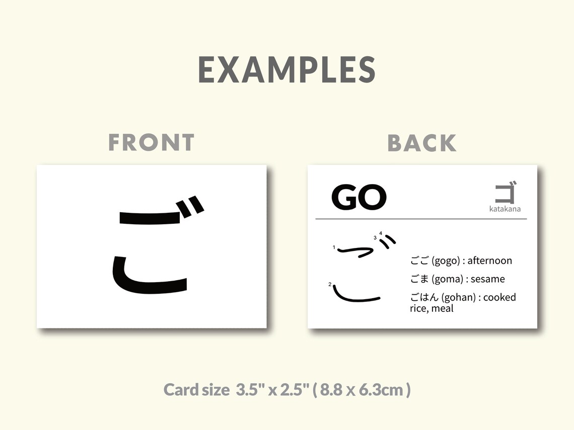Japanese Study Hiragana Flashcards additional Sounds | Etsy