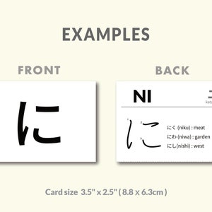 Study Japanese Language, Hiragana Flashcards - Etsy