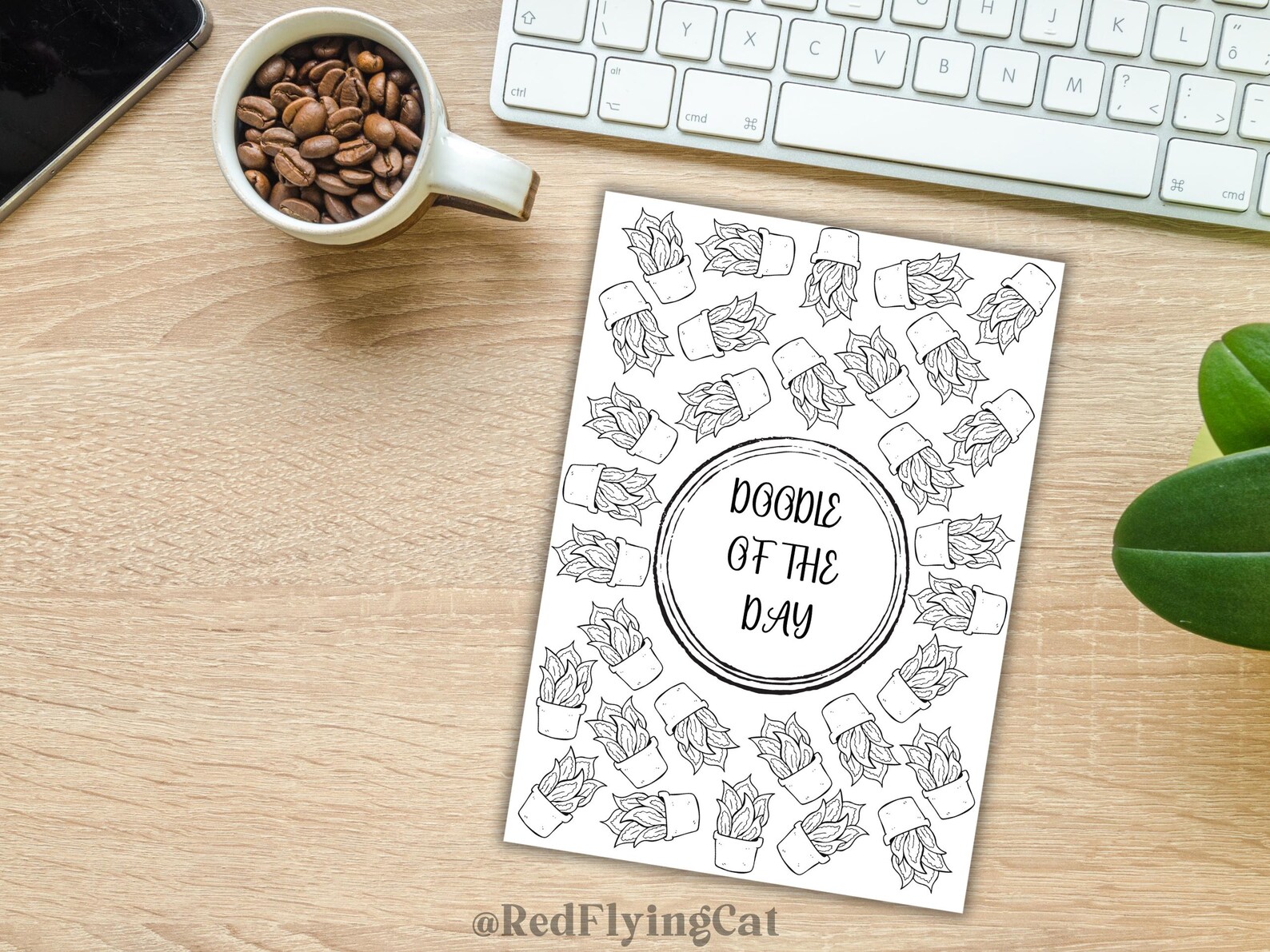 Doodle of the Day Bundle A: Printable Journal Planner Pages. Fun ...