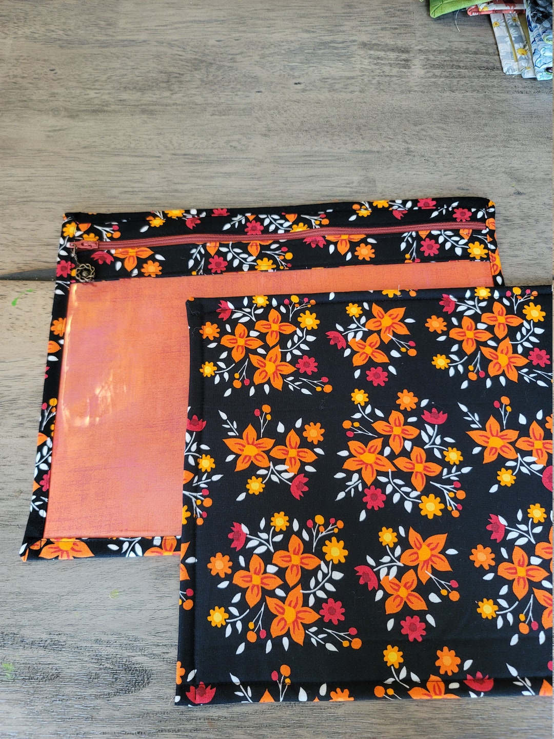 Vinyl Front Project Bag - Etsy