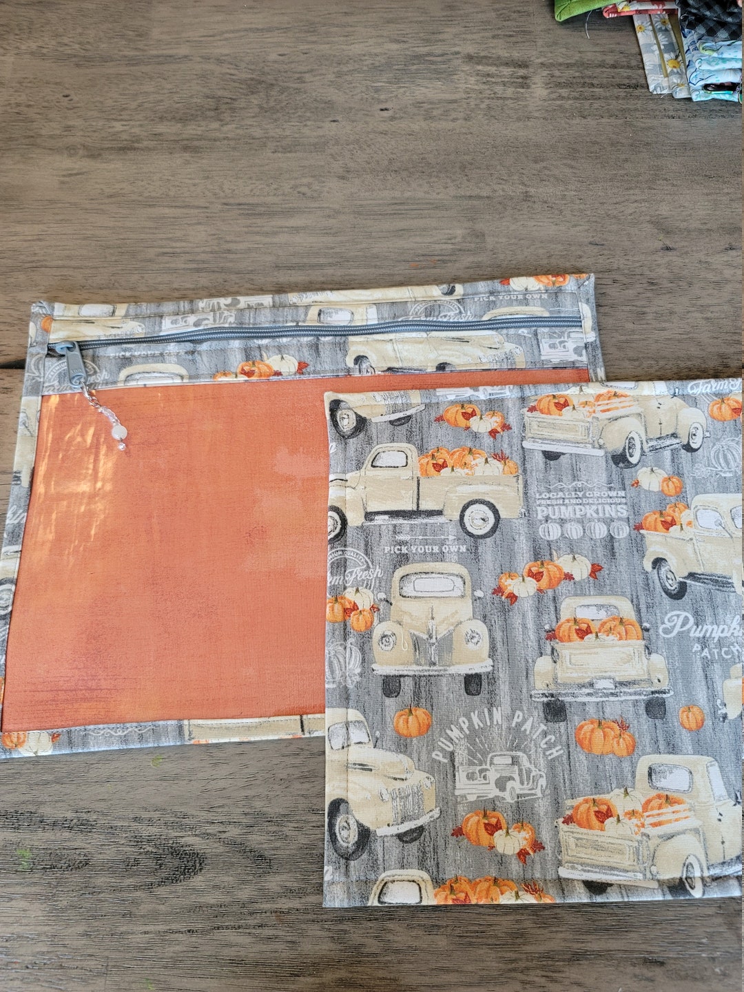 Vinyl Front Project Bags - Etsy