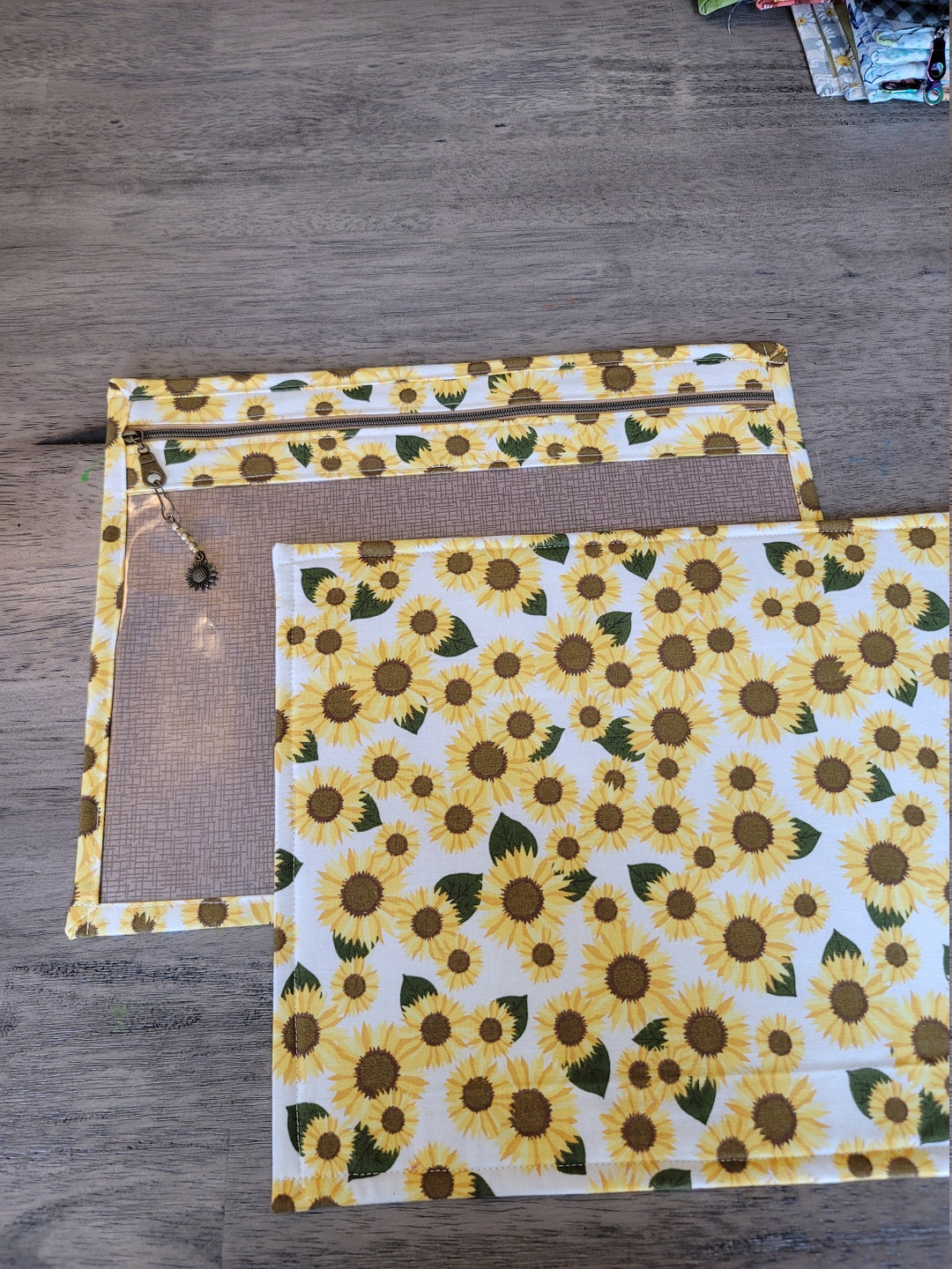 Vinyl Front Project Bag - Etsy