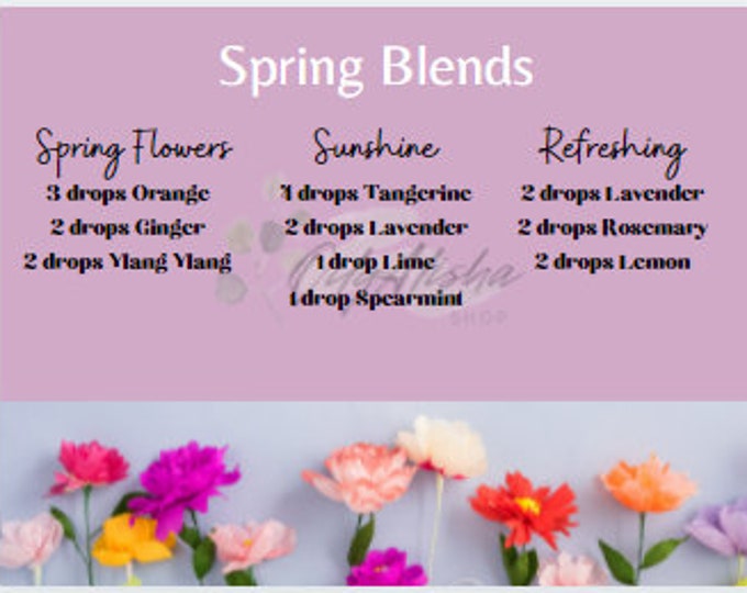 February Diffuser Blends Postcard, Printables, Digital Art, Instagram ...