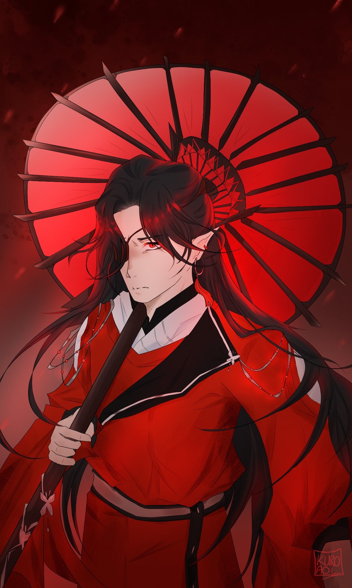 Heaven Official's Blessing Hua Cheng PRINT - Etsy