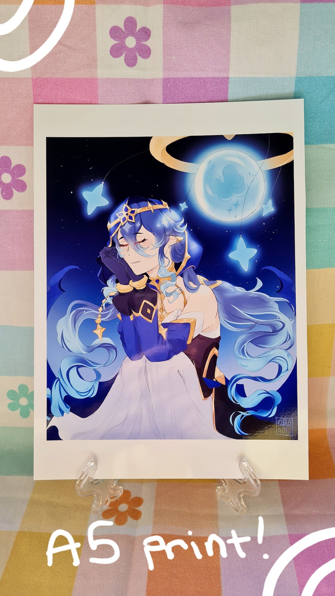 Genshin Impact Layla Art Print - Etsy