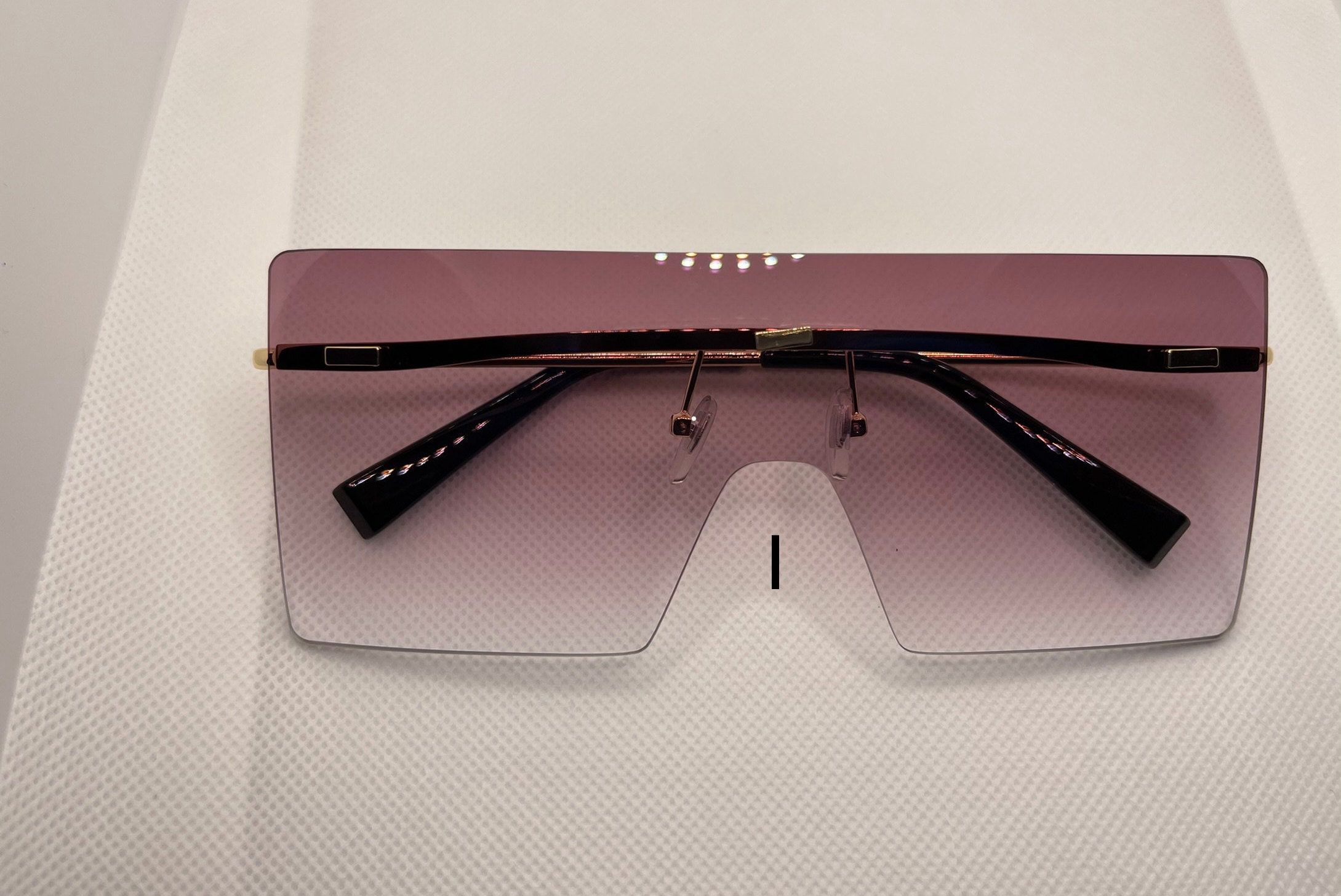 Women’s Oversized Shades•square Shades•big Frame•ladies•rimless Shades ...