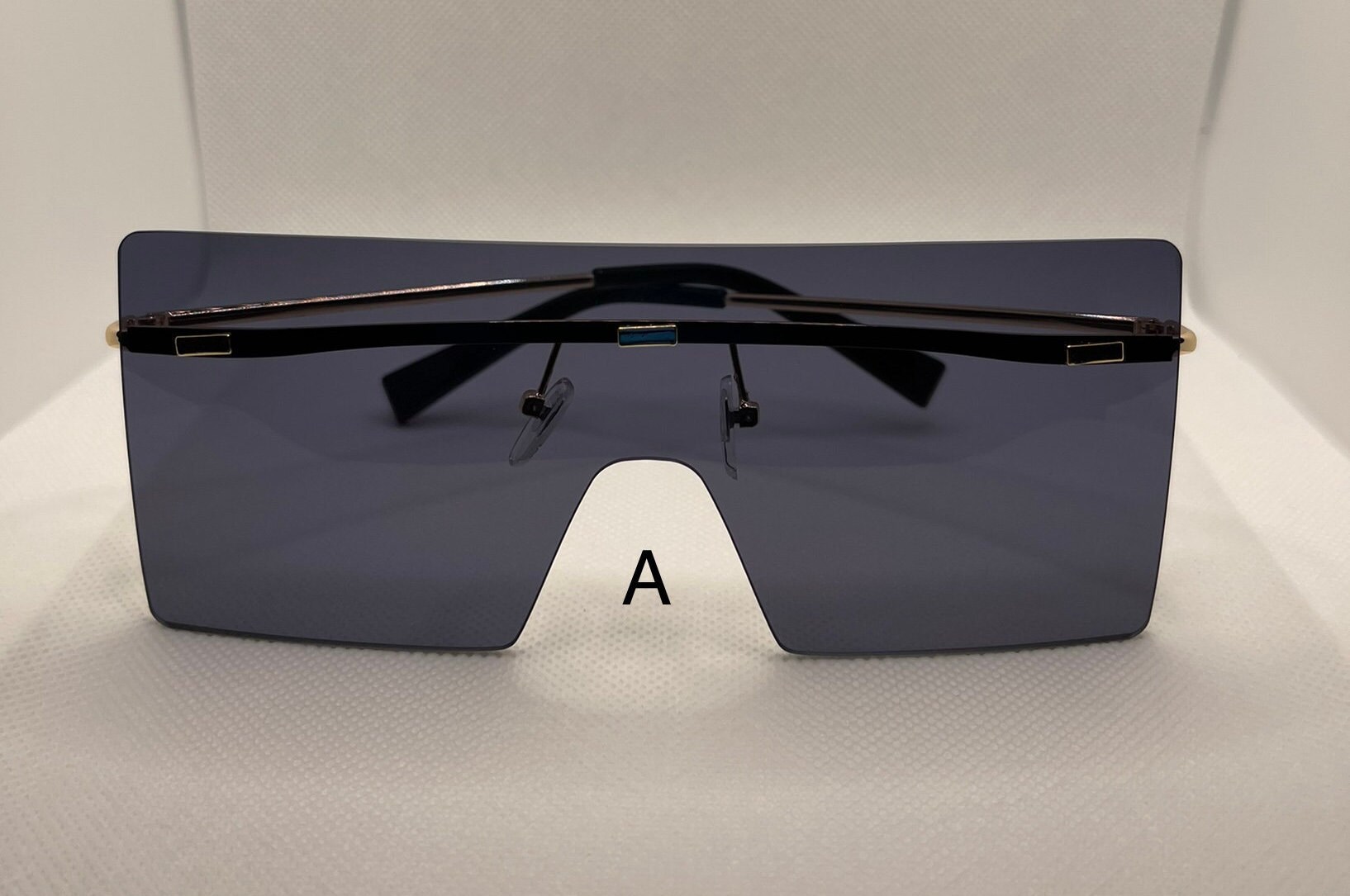 Women’s Oversized Shades•square Shades•big Frame•ladies•rimless Shades ...