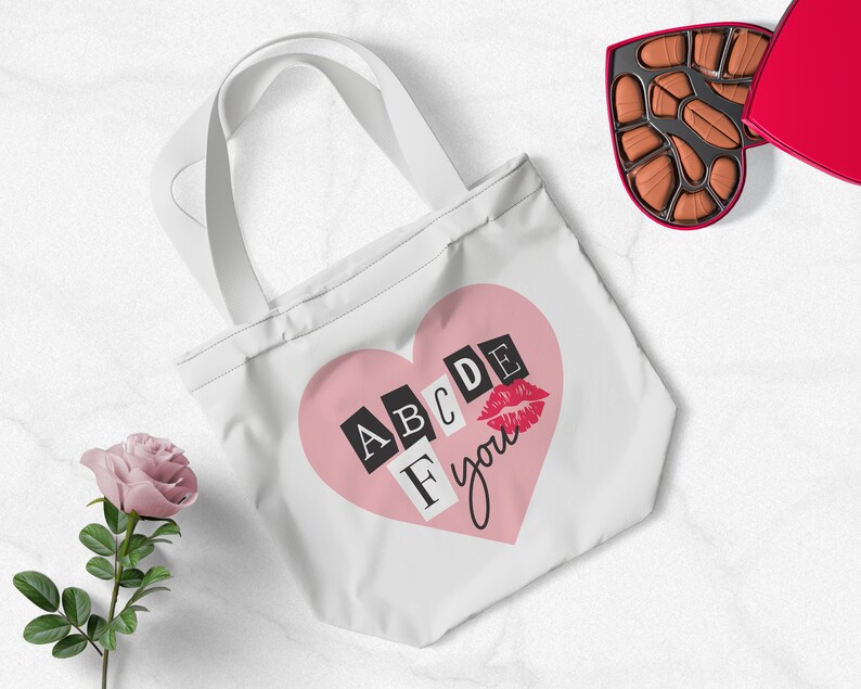 ABCDEF You Valentines Svg / ABCDEFU Svg / Burn Book Clipart / - Etsy