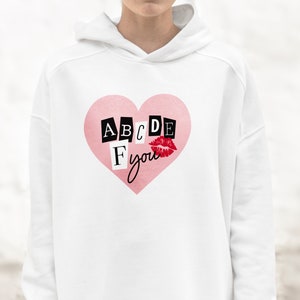 ABCDEF You Valentines Svg / ABCDEFU Svg / Burn Book Clipart / - Etsy