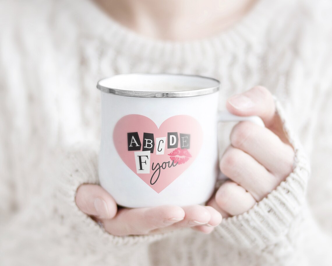 ABCDEF You Valentines Svg / ABCDEFU Svg / Burn Book Clipart / - Etsy