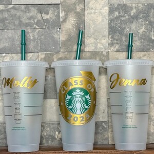 CLASS OF 2025 Gift | STARBUCKS Cup | Graduation Gift | Senior 2025 Cold ...