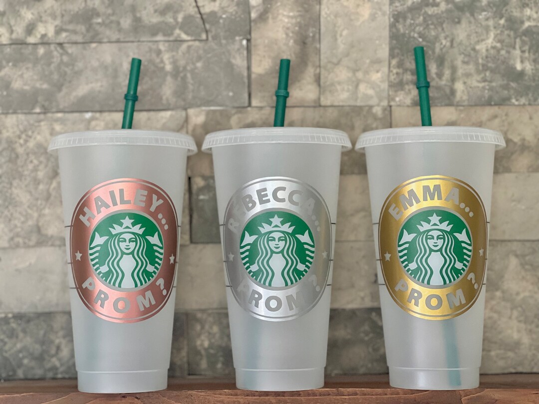 PROMPOSAL CUP | Starbucks Cup | Personalized Prom Tumbler | Custom ...