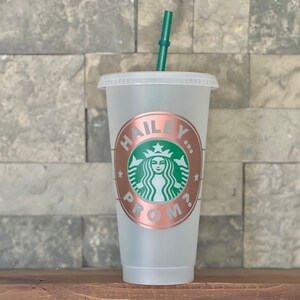 PROMPOSAL CUP | Starbucks Cup | Personalized Prom Tumbler | Custom ...
