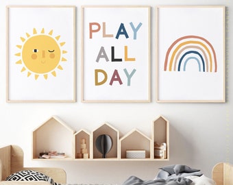 Playroom Wall Decor - Etsy