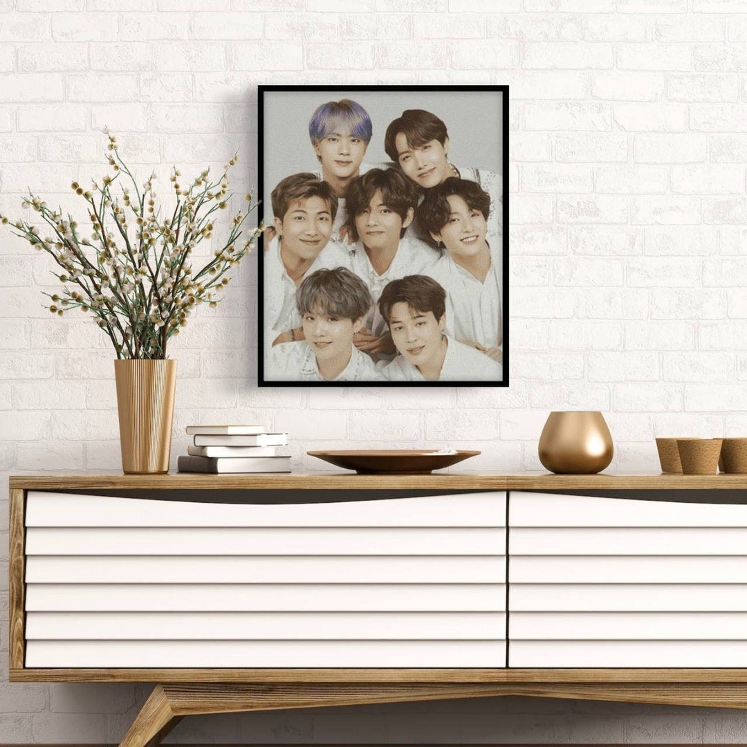 Cross Stitch Pattern. BTS. K-POP Embroidery Pattern. PDF File. Fast ...