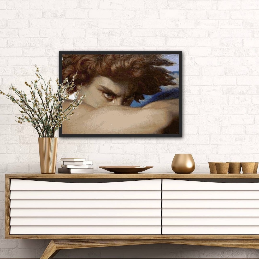 Cross Stitch Pattern.fallen Angel. PDF File. Fast Loading - Etsy