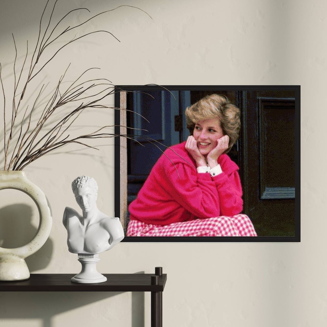 Cross Stitch Pattern.princess Diana.pdf File. Fast Loading. Cross ...