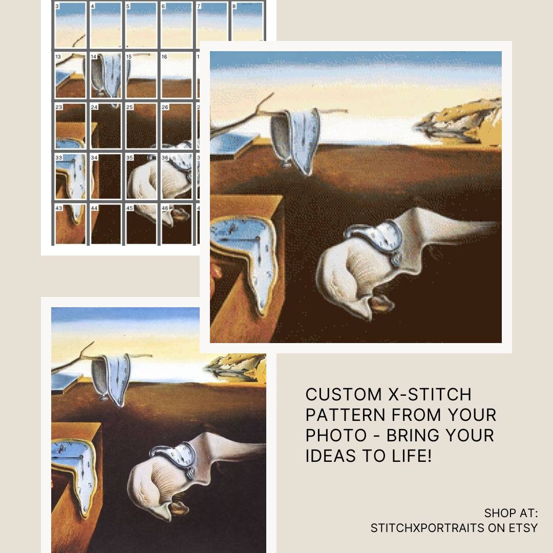 Cross Stitch Pattern.the Persistence of Memory Salvador Dali.pdf File ...