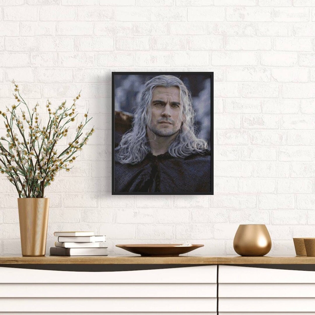 The Witcher Cross Stitch Pattern, Fast Loading PDF File, Henry Cavill ...