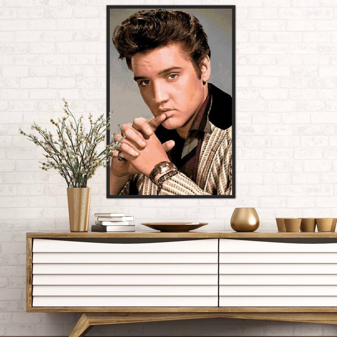 Cross Stitch Pattern.elvis Presley. PDF File. Fast Loading - Etsy