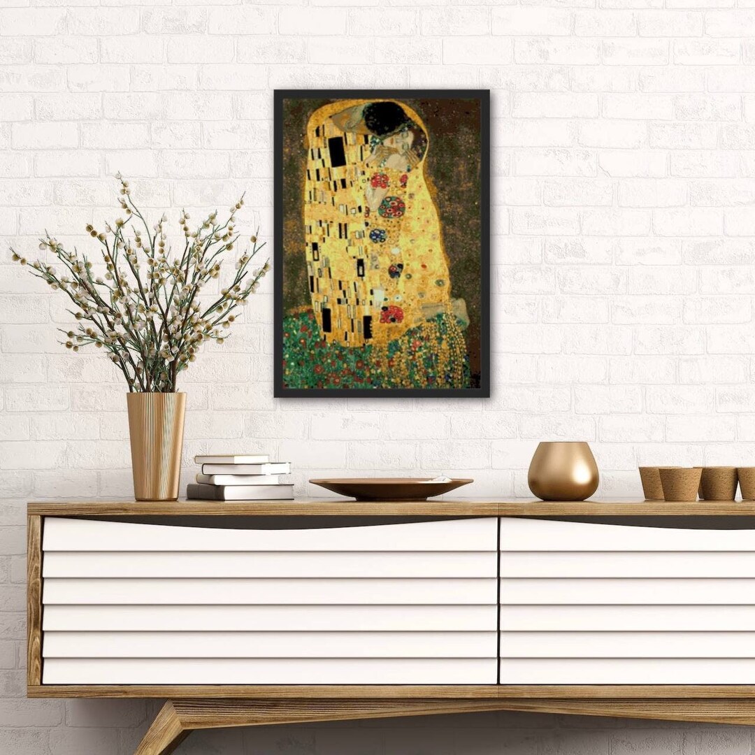 Cross Stitch Pattern.the Kiss.pdf File. Fast Loading - Etsy