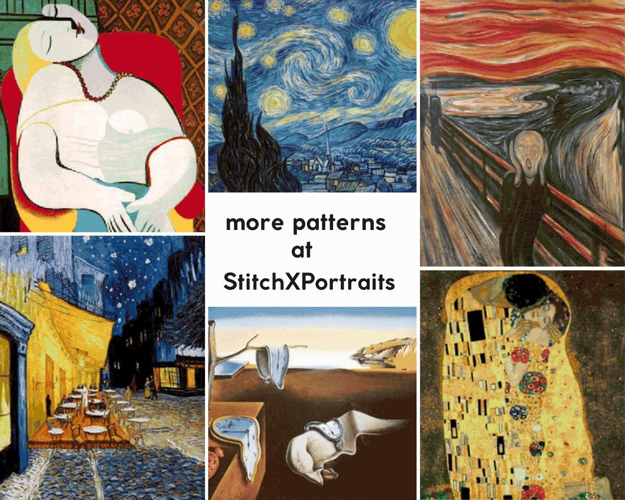 Cross Stitch Pattern.the Persistence of Memory Salvador Dali.pdf File ...
