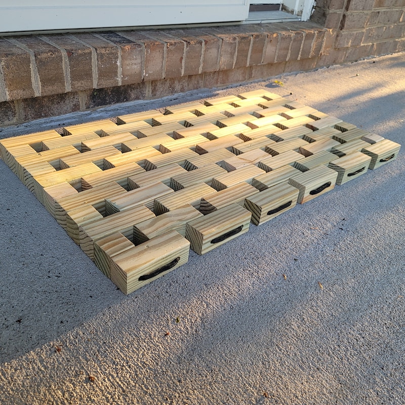 Wood Floor Mat - Etsy