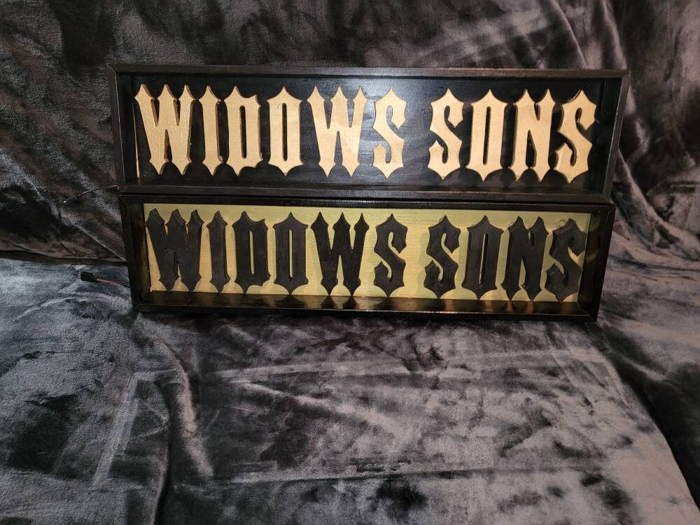 Widows Sons Sign LED - Etsy