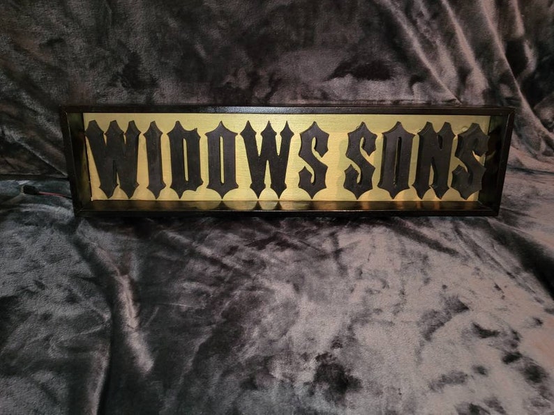 Widows Sons Sign LED - Etsy
