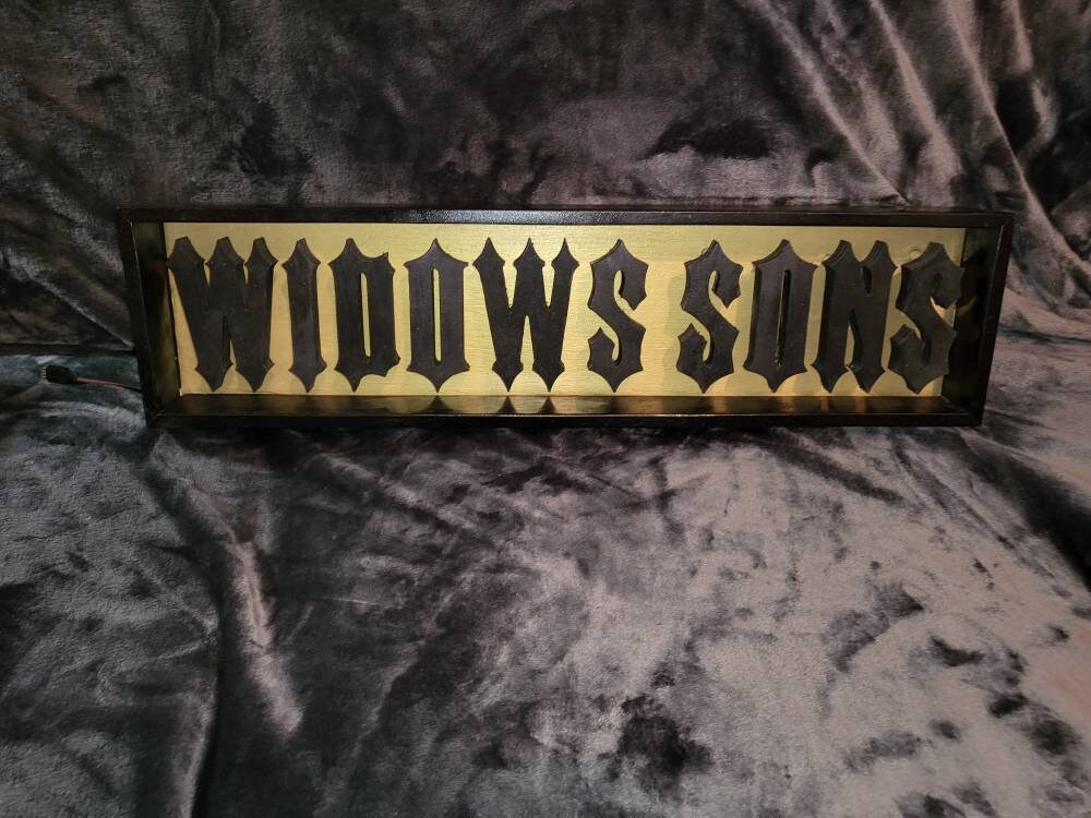 Widows Sons Sign LED - Etsy