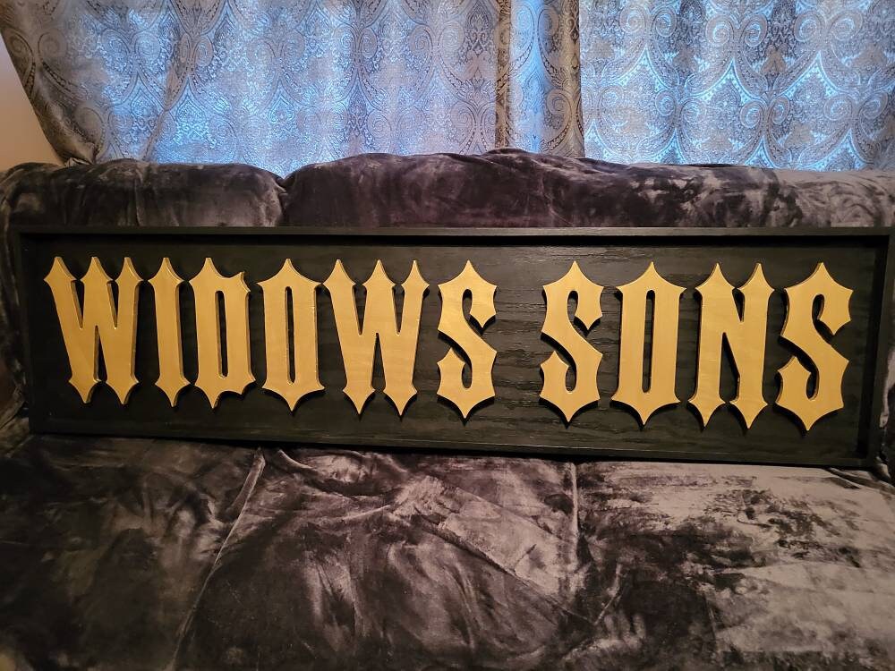 Widows Sons Large LED Sign - Etsy