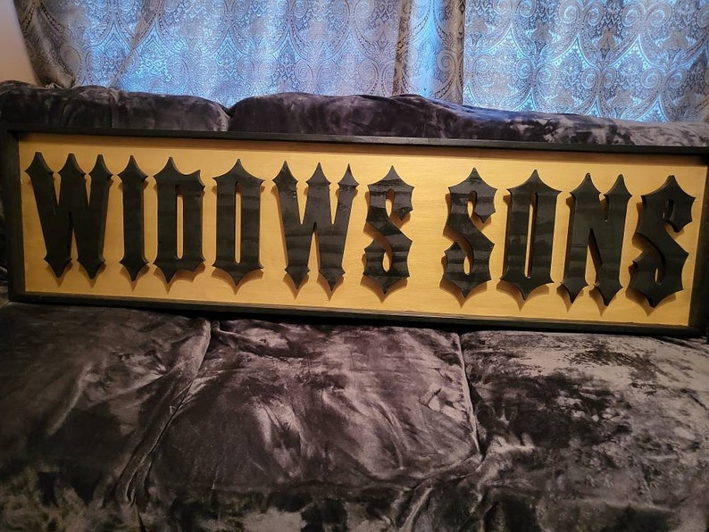 Widows Sons Large LED Sign - Etsy