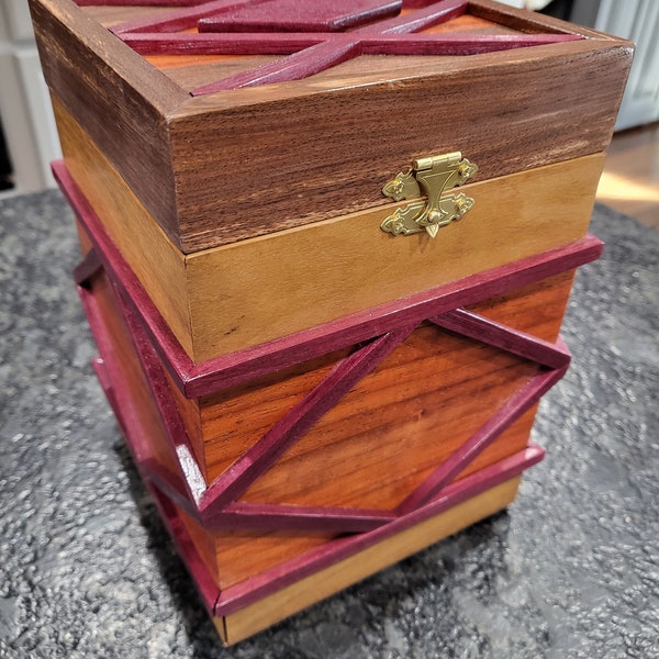 Secret Compartment Box - Etsy