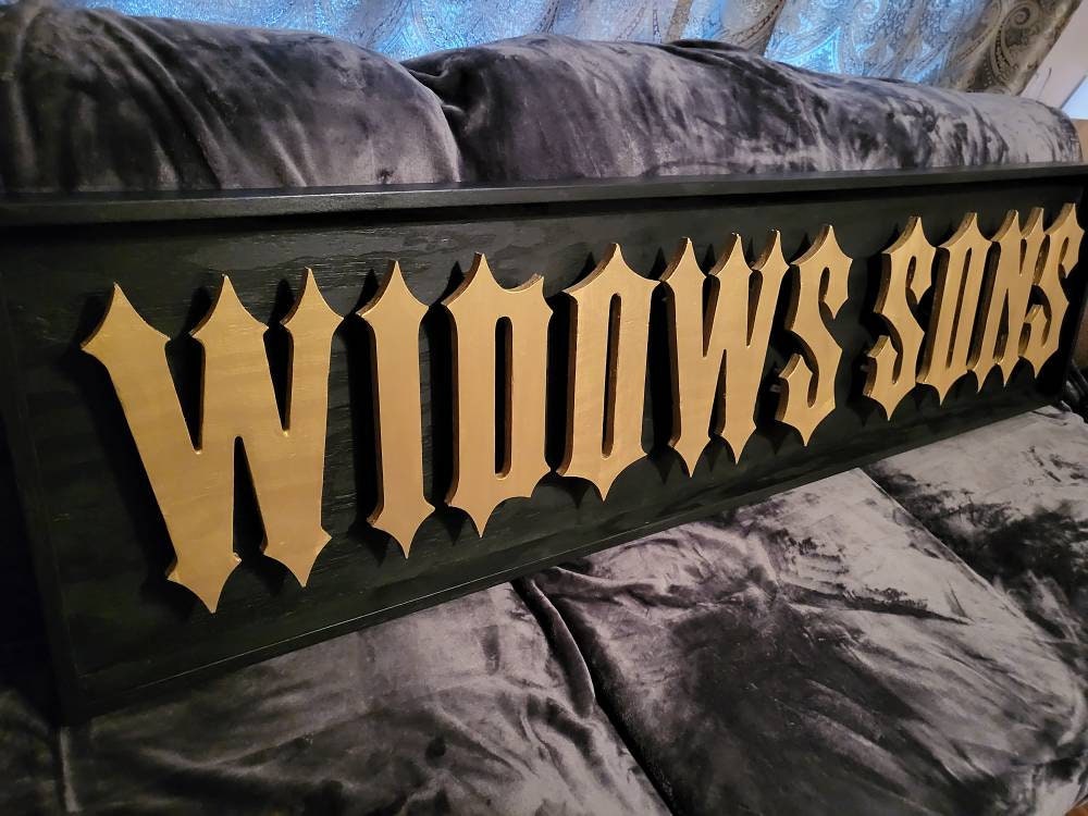 Widows Sons Large LED Sign - Etsy
