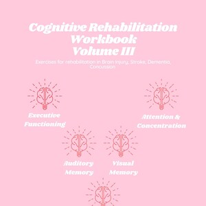 Cognitive Rehabilitation Workbook Volume III- Executive Functioning ...