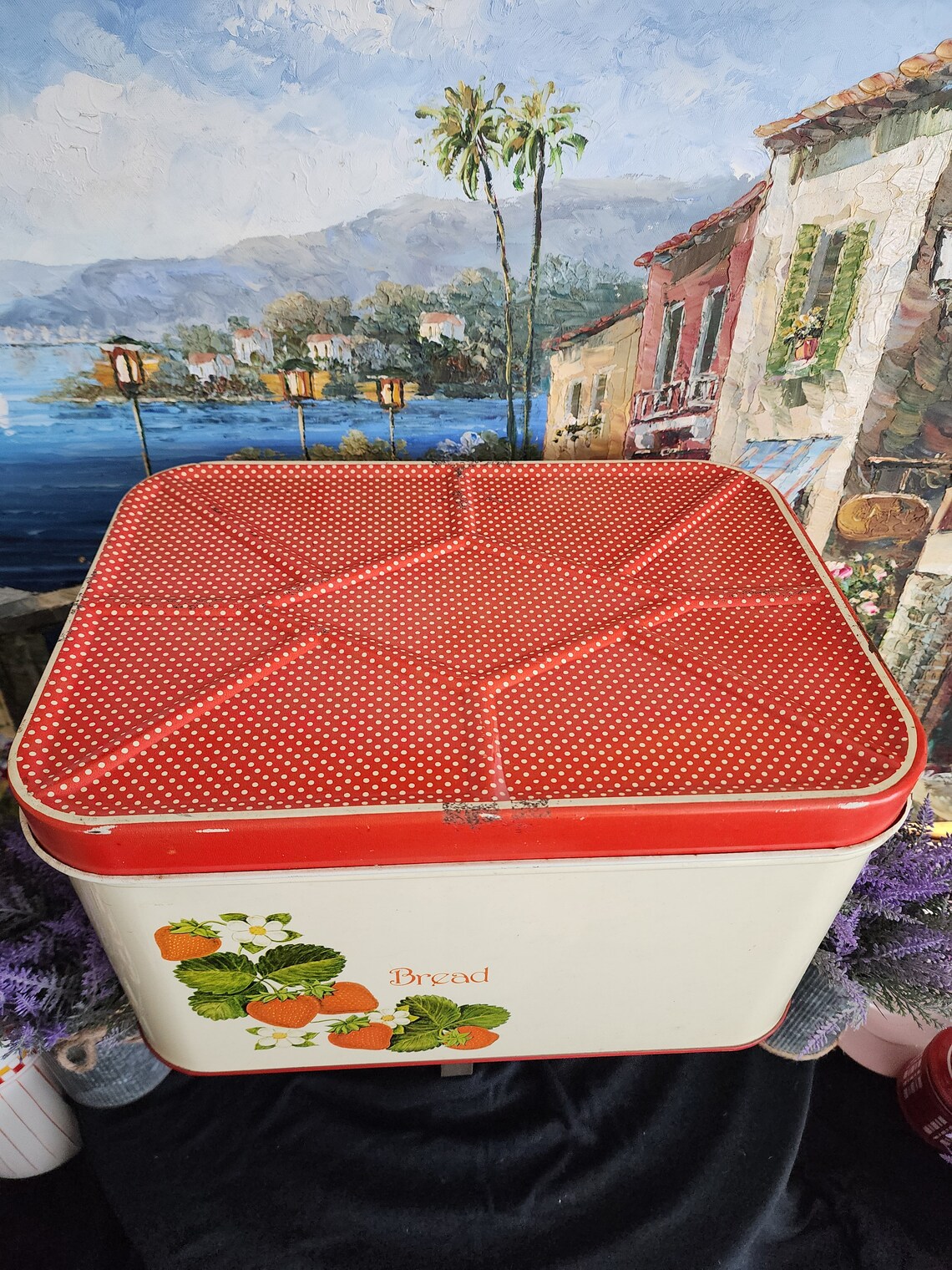 Vintage Enamelware Bread Box, Super Nice Condition. - Etsy